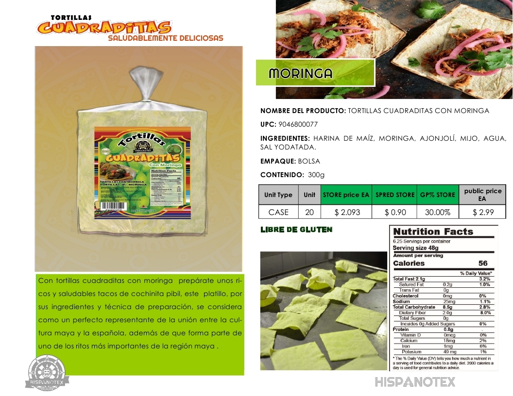 Productos – Alimentos saludables tortillas tostadas totopos hispanotex ...