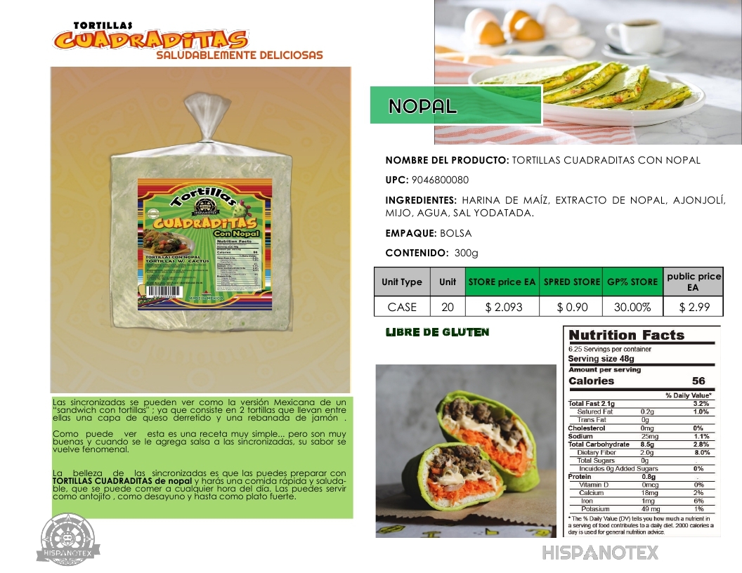 Productos – Alimentos saludables tortillas tostadas totopos hispanotex ...